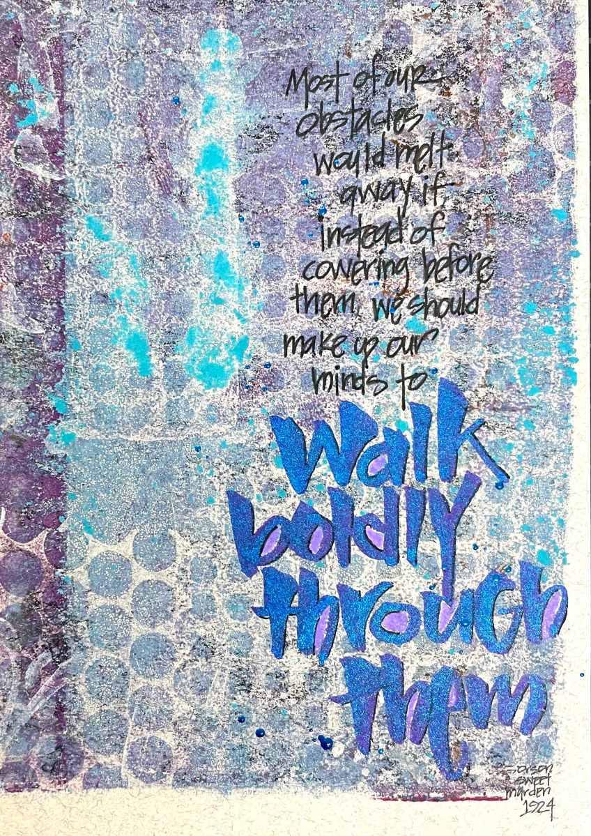 Boldly Take That First Step – Ann Art Gallery Blog